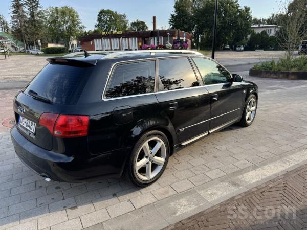 Black Audi A4 2007 in Valmiera, with an engine capacity of 2.00 L and mileage of 285 thousand km for 3390 €, photo 6 on AUTOMOTO.COM.LV