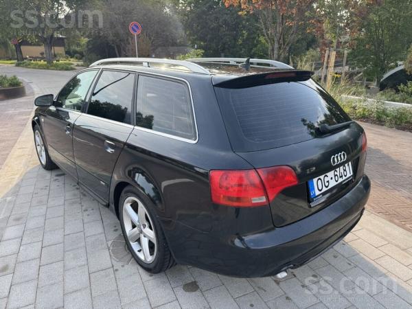 Black Audi A4 2007 in Valmiera, with an engine capacity of 2.00 L and mileage of 285 thousand km for 3390 €, photo 7 on AUTOMOTO.COM.LV