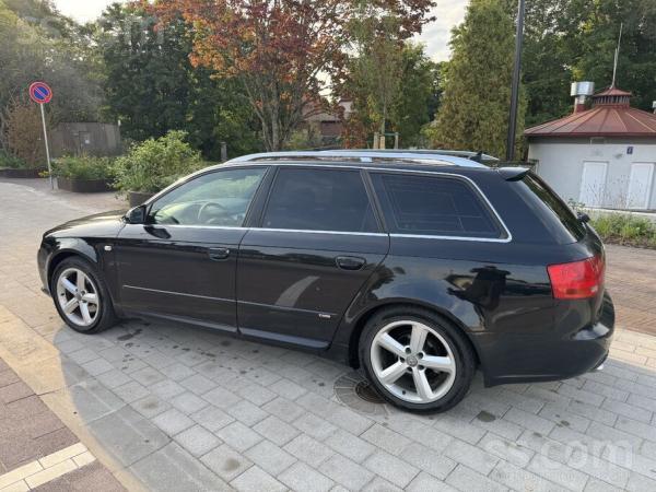 Black Audi A4 2007 in Valmiera, with an engine capacity of 2.00 L and mileage of 285 thousand km for 3390 €, photo 8 on AUTOMOTO.COM.LV