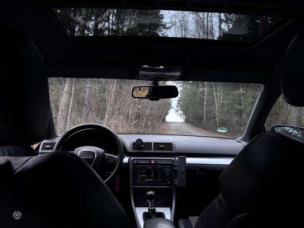 Black Audi A4 2007 in Utena, with an engine capacity of 1.97 L and mileage of 422 thousand km for 3900 €, photo 11 on AUTOMOTO.COM.LV