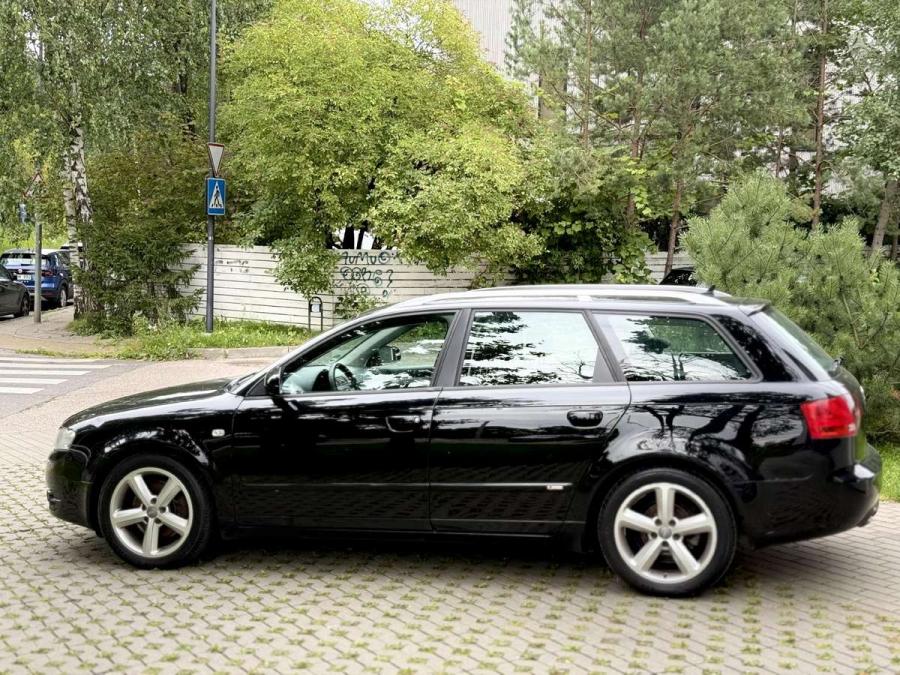 Black Audi A4 2007 in Vilnius, with an engine capacity of 2.00 L and mileage of 286 thousand km for 1900 €, photo 4 on AUTOMOTO.COM.LV