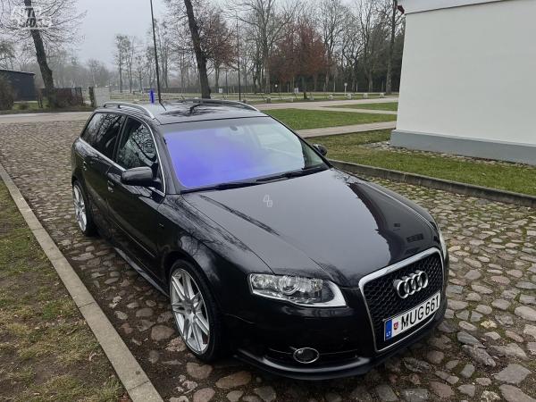 Black Audi A4 2007 in Kaunas, with an engine capacity of 2.00 L and mileage of 303 thousand km for 4100 €, photo 1 on AUTOMOTO.COM.LV