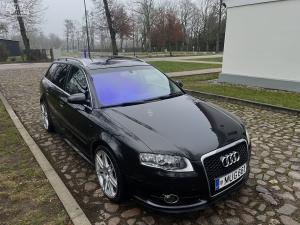Black Audi A4 2007 in Kaunas, with an engine capacity of 2.00 L and mileage of 303 thousand km for 4100 €, photo  on AUTOMOTO.COM.LV