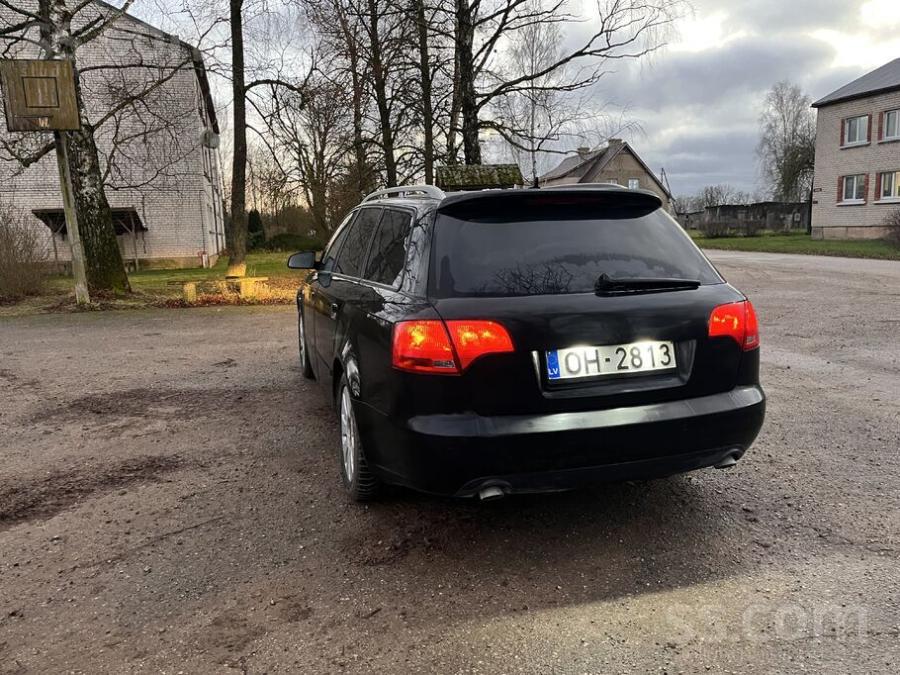 Black Audi A4 2007 in Dobele, with an engine capacity of 2.00 L and mileage of 309 thousand km for 3499 €, photo 4 on AUTOMOTO.COM.LV