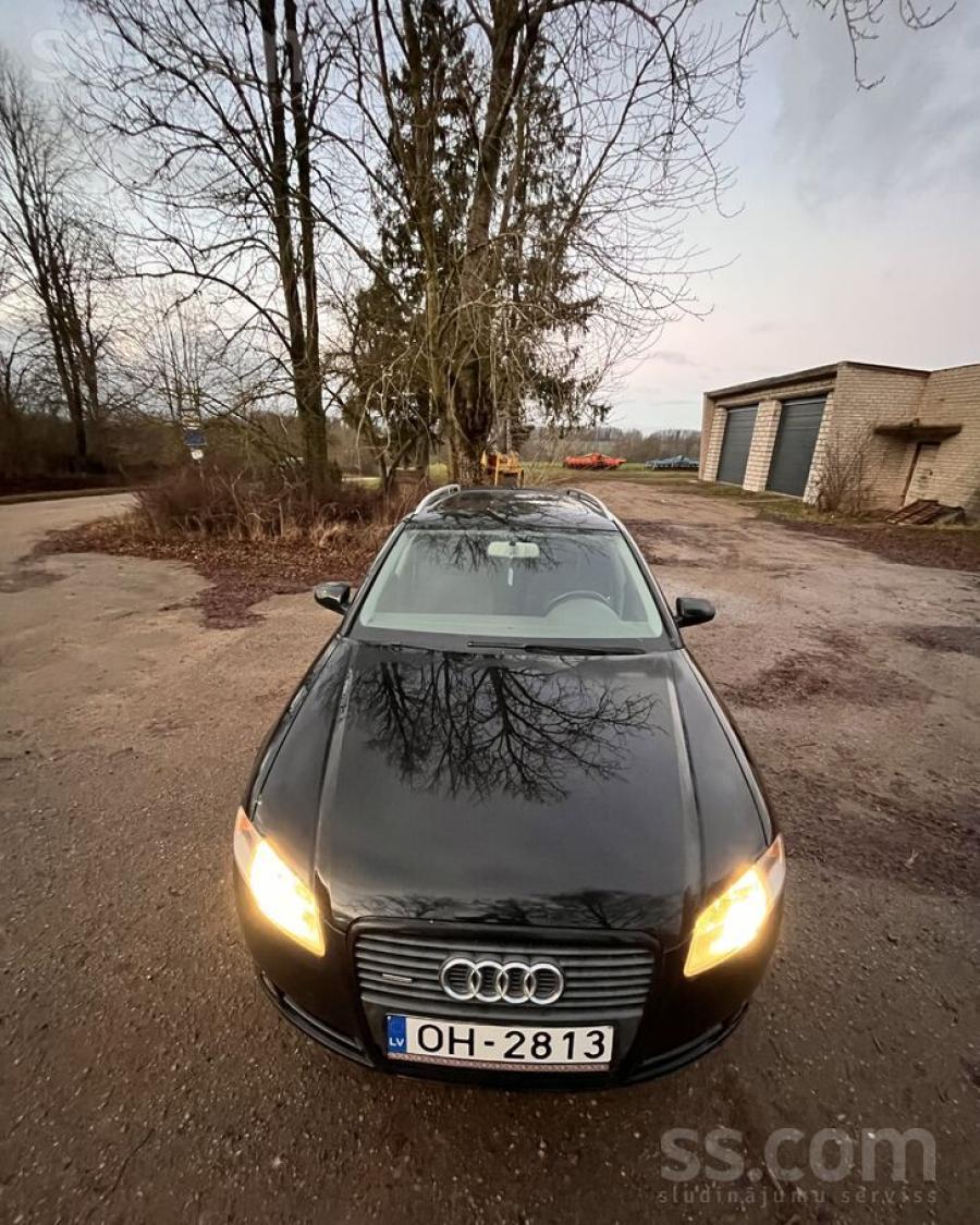 Black Audi A4 2007 in Dobele, with an engine capacity of 2.00 L and mileage of 309 thousand km for 3499 €, photo 6 on AUTOMOTO.COM.LV
