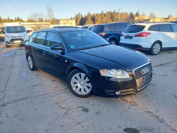 Melns Audi A4 2007 Utena, ar dzinēja tilpumu 1.99 L un nobraukumu 285 tūkst. km par 2550 €, foto 1 vietnē AUTOMOTO.COM.LV