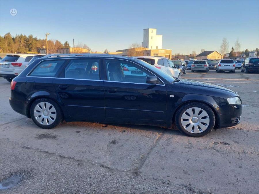 Black Audi A4 2007 in Utena, with an engine capacity of 1.99 L and mileage of 285 thousand km for 2550 €, photo 3 on AUTOMOTO.COM.LV