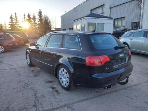 Black Audi A4 2007 in Utena, with an engine capacity of 1.99 L and mileage of 285 thousand km for 2550 €, photo 5 on AUTOMOTO.COM.LV