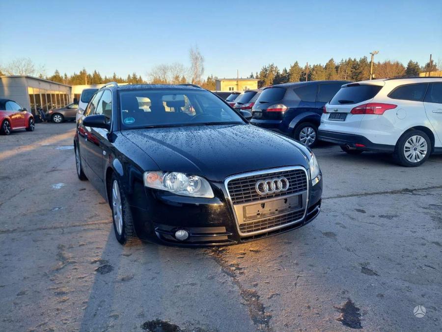 Black Audi A4 2007 in Utena, with an engine capacity of 1.99 L and mileage of 285 thousand km for 2550 €, photo 7 on AUTOMOTO.COM.LV