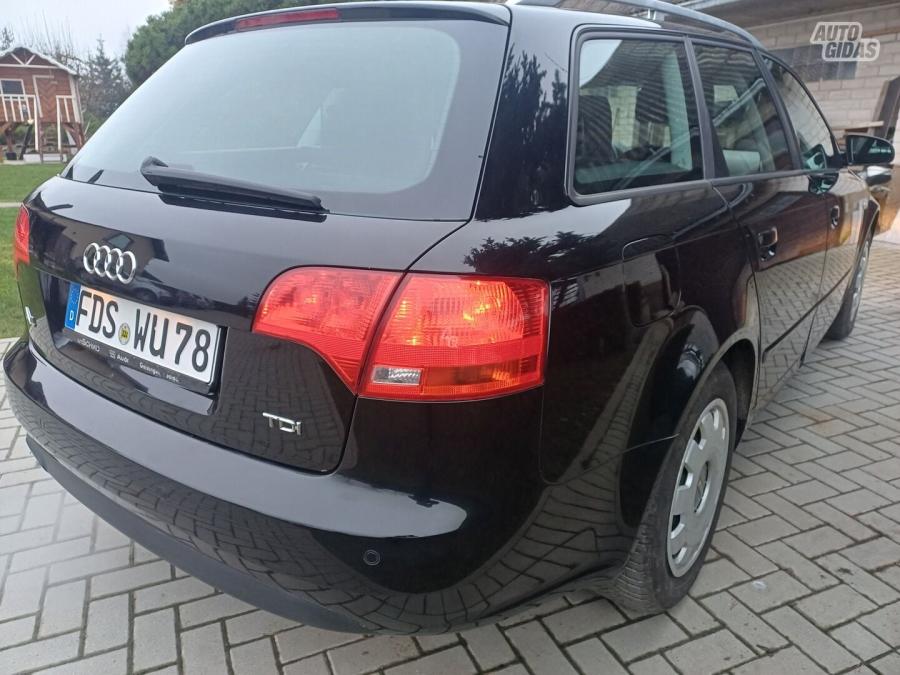 Black Audi A4 2007 in Kaunas, with an engine capacity of 1.90 L and mileage of 228 thousand km for 3150 €, photo 4 on AUTOMOTO.COM.LV