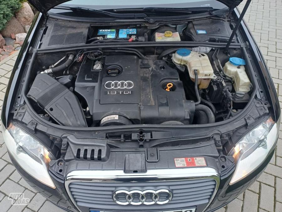 Black Audi A4 2007 in Kaunas, with an engine capacity of 1.90 L and mileage of 228 thousand km for 3150 €, photo 24 on AUTOMOTO.COM.LV