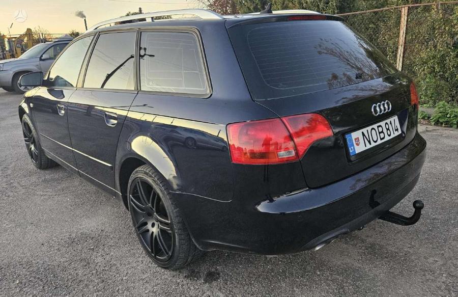 Black Audi A4 2007 in Kaunas, with an engine capacity of 1.97 L and mileage of 421 thousand km for 2350 €, photo 3 on AUTOMOTO.COM.LV
