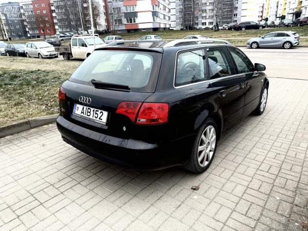 Black Audi A4 2007 in Jonava, with an engine capacity of 2.00 L and mileage of 285 thousand km for 2800 €, photo 5 on AUTOMOTO.COM.LV