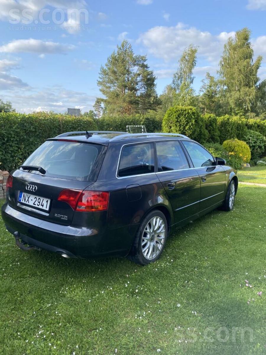Melns Audi A4 2007 Bauska, ar dzinēja tilpumu 2.00 L un nobraukumu 423 tūkst. km par 3850 €, foto 2 vietnē AUTOMOTO.COM.LV
