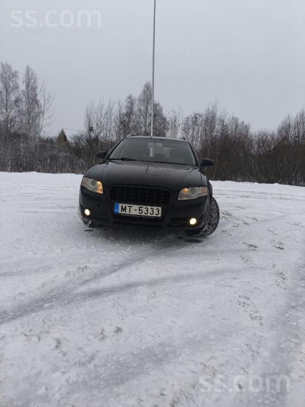 Black Audi A4 2007 in Rezekne, with an engine capacity of 2.00 L and mileage of 314 thousand km for 2850 €, photo 1 on AUTOMOTO.COM.LV