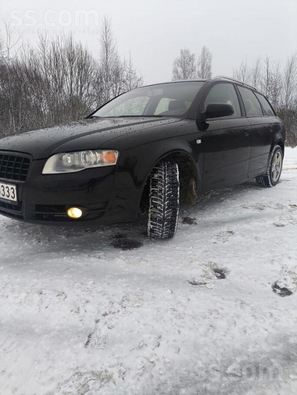 Black Audi A4 2007 in Rezekne, with an engine capacity of 2.00 L and mileage of 314 thousand km for 2850 €, photo 2 on AUTOMOTO.COM.LV