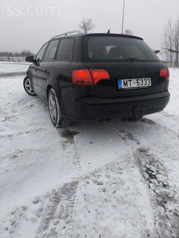 Black Audi A4 2007 in Rezekne, with an engine capacity of 2.00 L and mileage of 314 thousand km for 2850 €, photo 3 on AUTOMOTO.COM.LV