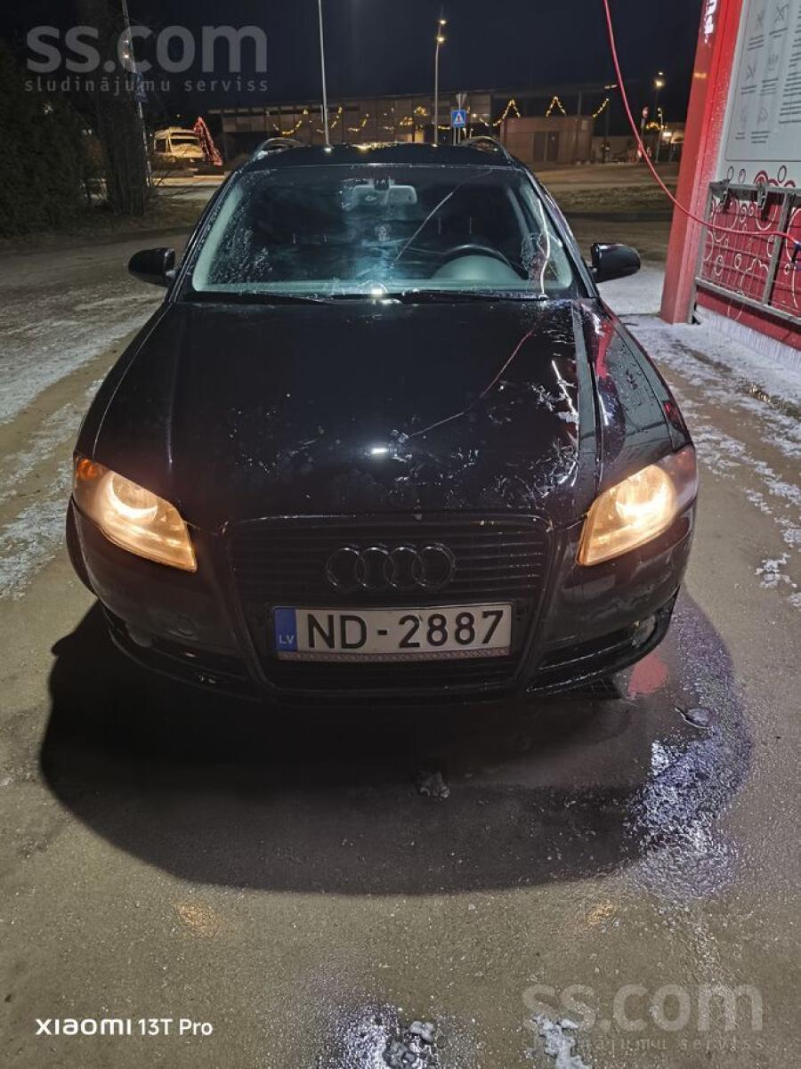 Melns Audi A4 2007 Valka, ar dzinēja tilpumu 2.00 L un nobraukumu 384 tūkst. km par 2800 €, foto 1 vietnē AUTOMOTO.COM.LV