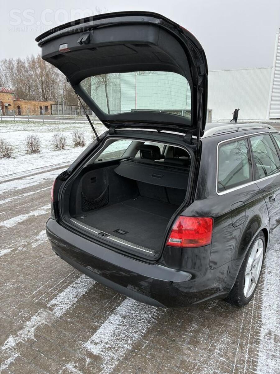 Melns Audi A4 2007 Rīga, ar dzinēja tilpumu 2.00 L un nobraukumu 314 tūkst. km par 3250 €, foto 27 vietnē AUTOMOTO.COM.LV