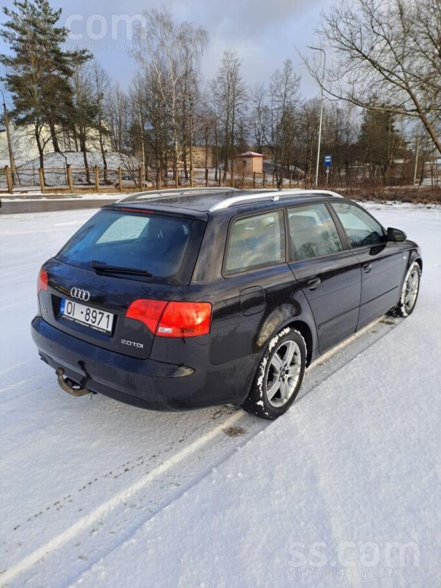 Melns Audi A4 2007 Daugavpils, ar dzinēja tilpumu 2.00 L un nobraukumu 287 tūkst. km par 3950 €, foto 4 vietnē AUTOMOTO.COM.LV