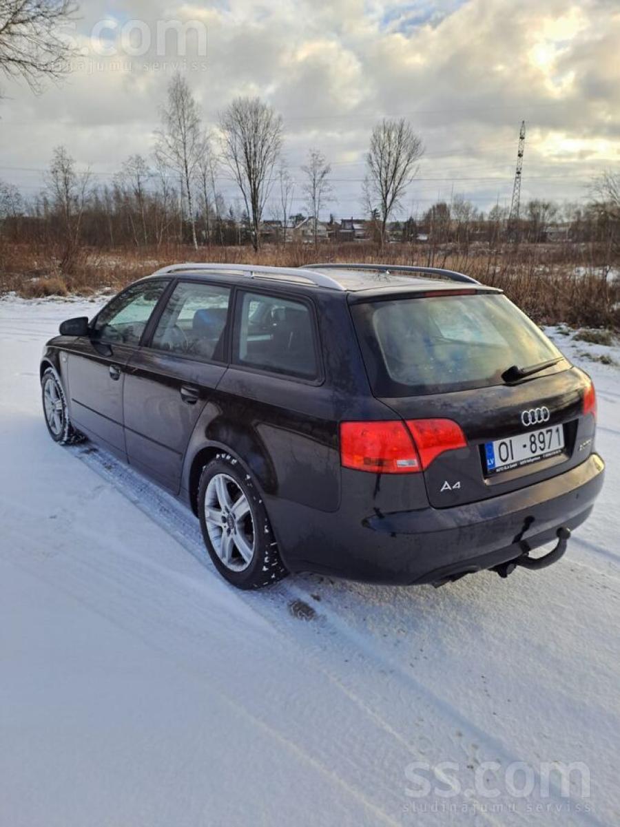 Melns Audi A4 2007 Daugavpils, ar dzinēja tilpumu 2.00 L un nobraukumu 287 tūkst. km par 3950 €, foto 5 vietnē AUTOMOTO.COM.LV