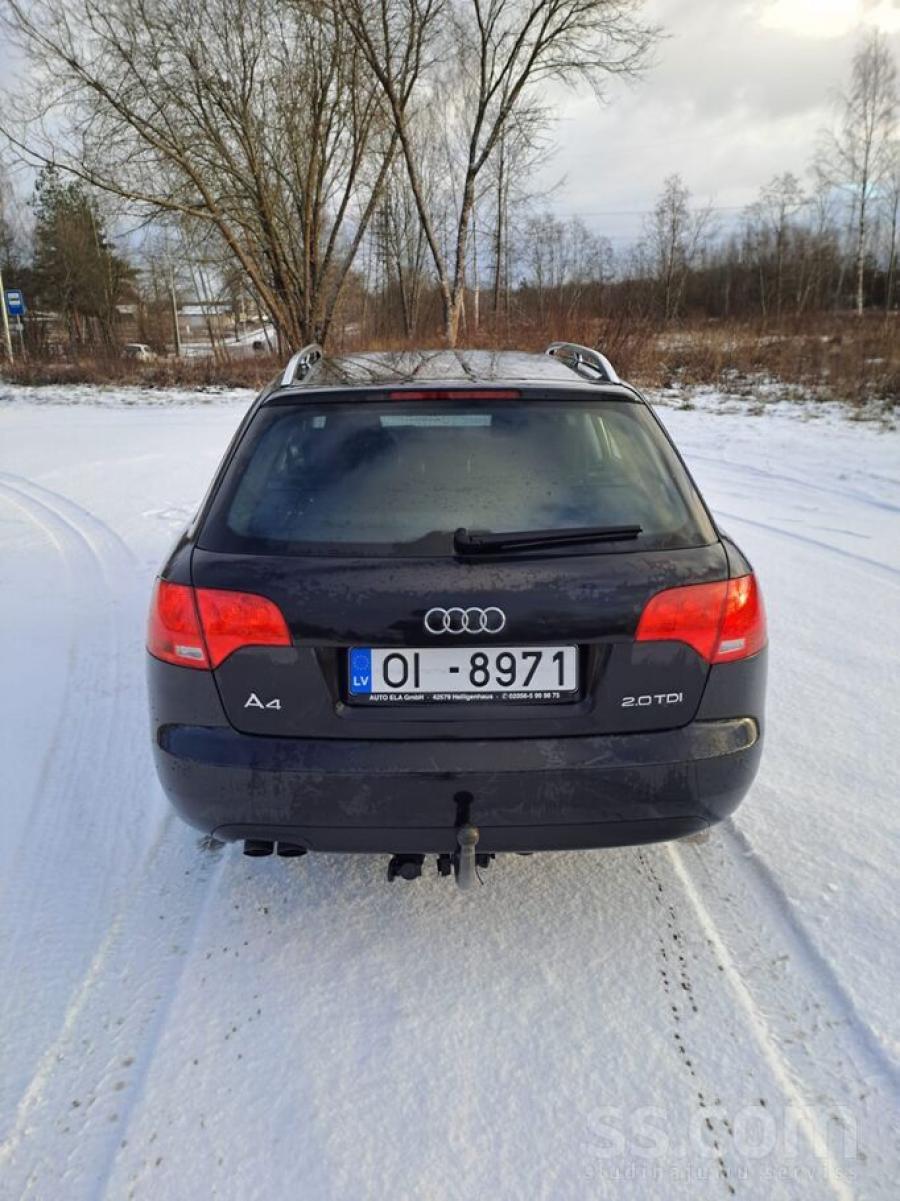 Melns Audi A4 2007 Daugavpils, ar dzinēja tilpumu 2.00 L un nobraukumu 287 tūkst. km par 3950 €, foto 7 vietnē AUTOMOTO.COM.LV