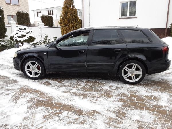 Black Audi A4 2007 in Kazlu Ruda, with an engine capacity of 2.00 L and mileage of 360 thousand km for 3500 €, photo 1 on AUTOMOTO.COM.LV