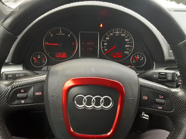 Black Audi A4 2007 in Kazlu Ruda, with an engine capacity of 2.00 L and mileage of 360 thousand km for 3500 €, photo 8 on AUTOMOTO.COM.LV