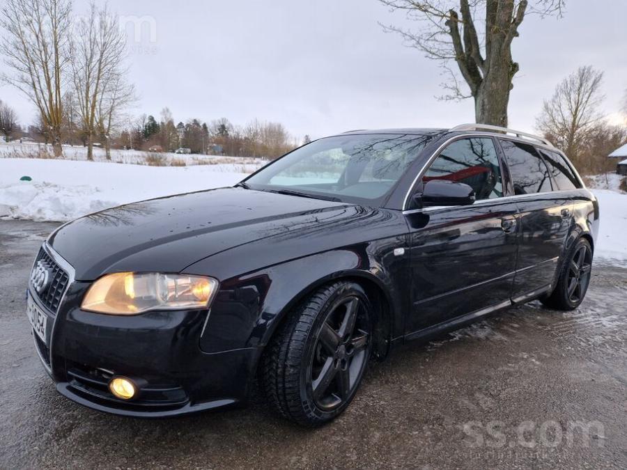 Black Audi A4 2007 in Jelgava, with an engine capacity of 2.00 L and mileage of 326 thousand km for 3500 €, photo 2 on AUTOMOTO.COM.LV