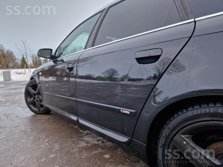 Black Audi A4 2007 in Jelgava, with an engine capacity of 2.00 L and mileage of 326 thousand km for 3500 €, photo 11 on AUTOMOTO.COM.LV