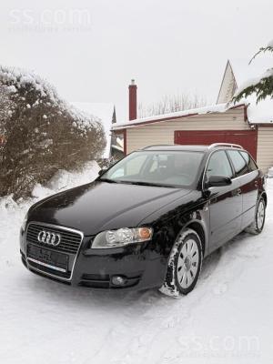 Black Audi A4 2007 in Ludza, with an engine capacity of 2.00 L and mileage of 268 thousand km for 3590 €, photo 3 on AUTOMOTO.COM.LV