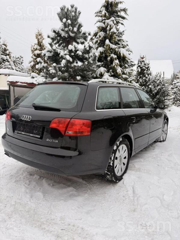 Black Audi A4 2007 in Ludza, with an engine capacity of 2.00 L and mileage of 268 thousand km for 3590 €, photo 4 on AUTOMOTO.COM.LV