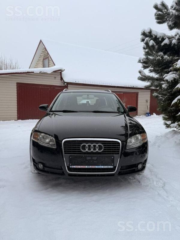 Black Audi A4 2007 in Ludza, with an engine capacity of 2.00 L and mileage of 268 thousand km for 3590 €, photo 5 on AUTOMOTO.COM.LV