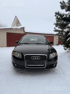 Black Audi A4 2007 in Ludza, with an engine capacity of 2.00 L and mileage of 268 thousand km for 3590 €, photo 5 on AUTOMOTO.COM.LV
