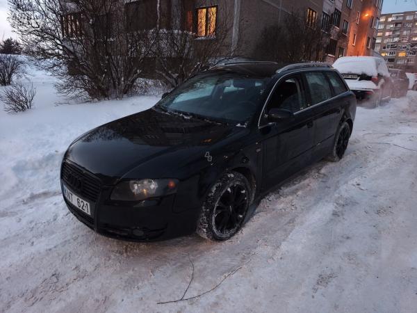 Black Audi A4 2007 in Vilnius, with an engine capacity of 2.00 L and mileage of 278 thousand km for 1100 €, photo 1 on AUTOMOTO.COM.LV