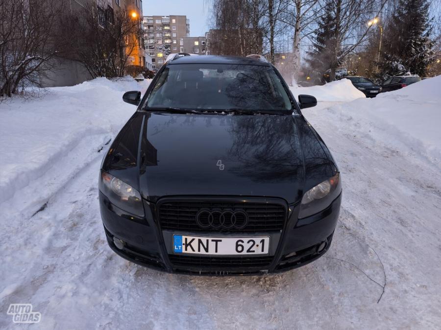 Black Audi A4 2007 in Vilnius, with an engine capacity of 2.00 L and mileage of 278 thousand km for 1100 €, photo 2 on AUTOMOTO.COM.LV