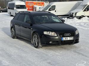 Black Audi A4 2007 in Avizieniai, with an engine capacity of 2.00 L and mileage of 372 thousand km for 3650 €, photo  on AUTOMOTO.COM.LV
