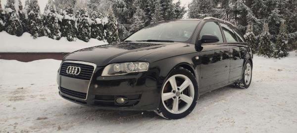 Black Audi A4 2007 in Utena, with an engine capacity of 2.00 L and mileage of 292 thousand km for 3100 €, photo 1 on AUTOMOTO.COM.LV