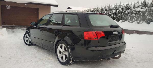 Black Audi A4 2007 in Utena, with an engine capacity of 2.00 L and mileage of 292 thousand km for 3100 €, photo 10 on AUTOMOTO.COM.LV