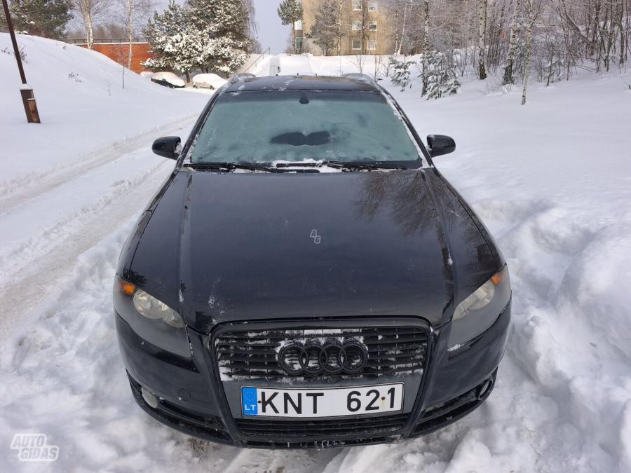 Black Audi A4 2007 in Vilnius, with an engine capacity of 2.00 L and mileage of 278 thousand km for 1000 €, photo 2 on AUTOMOTO.COM.LV