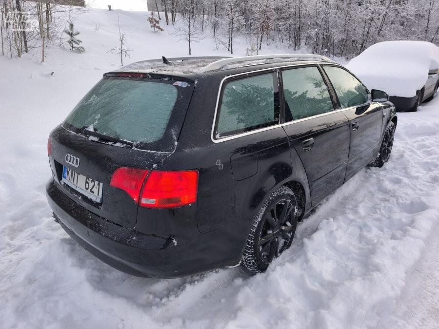 Black Audi A4 2007 in Vilnius, with an engine capacity of 2.00 L and mileage of 278 thousand km for 1000 €, photo 4 on AUTOMOTO.COM.LV