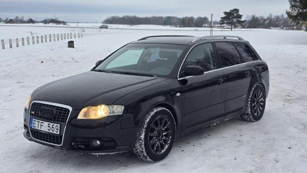 Melns Audi A4 2007 Šauļi, ar dzinēja tilpumu 1.98 L un nobraukumu 85 tūkst. km par 3300 €, foto 1 vietnē AUTOMOTO.COM.LV
