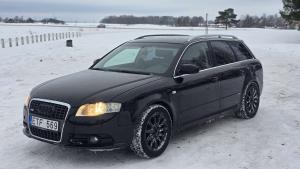 Black Audi A4 2007 in Siauliai, with an engine capacity of 1.98 L and mileage of 85 thousand km for 3300 €, photo  on AUTOMOTO.COM.LV