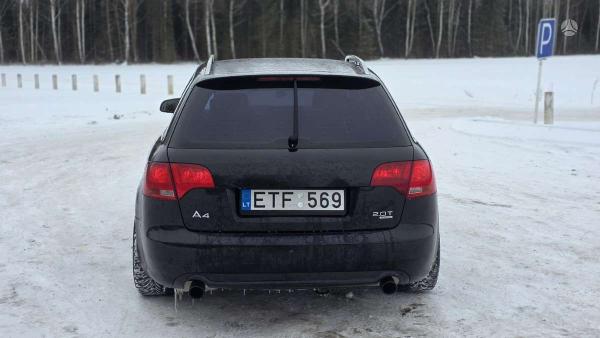 Melns Audi A4 2007 Šauļi, ar dzinēja tilpumu 1.98 L un nobraukumu 85 tūkst. km par 3300 €, foto 5 vietnē AUTOMOTO.COM.LV