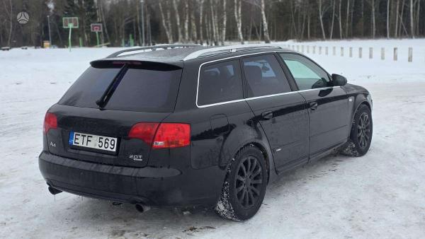 Melns Audi A4 2007 Šauļi, ar dzinēja tilpumu 1.98 L un nobraukumu 85 tūkst. km par 3300 €, foto 6 vietnē AUTOMOTO.COM.LV