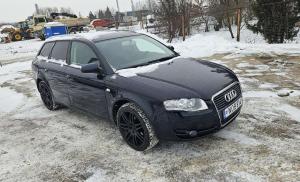 Black Audi A4 2007 in Kaunas, with an engine capacity of 1.97 L and mileage of 400 thousand km for 2650 €, photo 2 on AUTOMOTO.COM.LV