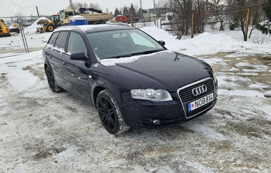 Black Audi A4 2007 in Kaunas, with an engine capacity of 1.97 L and mileage of 400 thousand km for 2650 €, photo 3 on AUTOMOTO.COM.LV