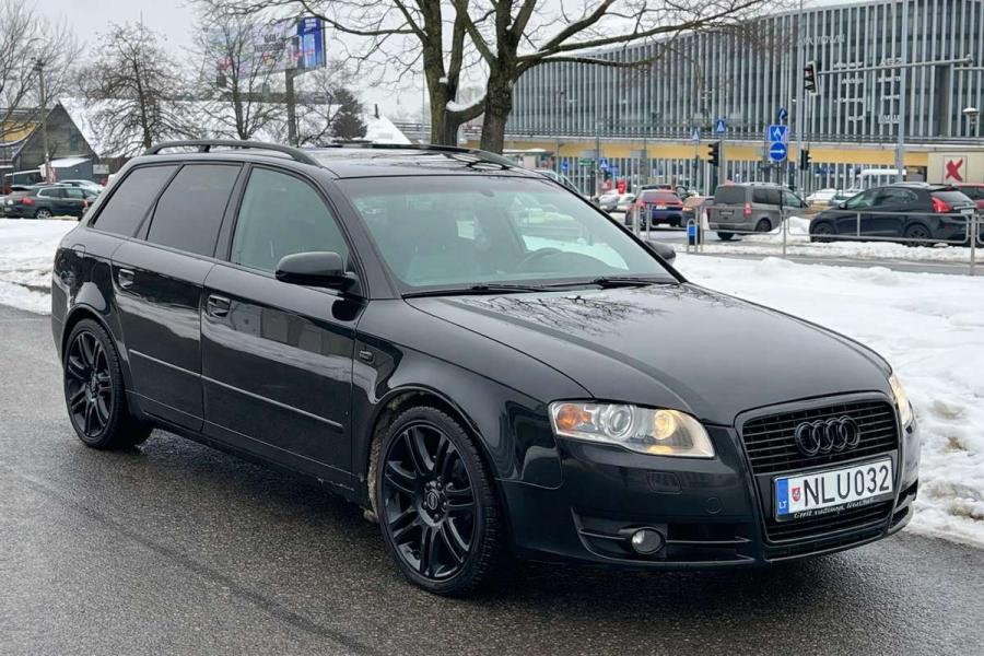 Melns Audi A4 2007 Viļņa, ar dzinēja tilpumu 2.70 L un nobraukumu 336 tūkst. km par 2700 €, foto 1 vietnē AUTOMOTO.COM.LV