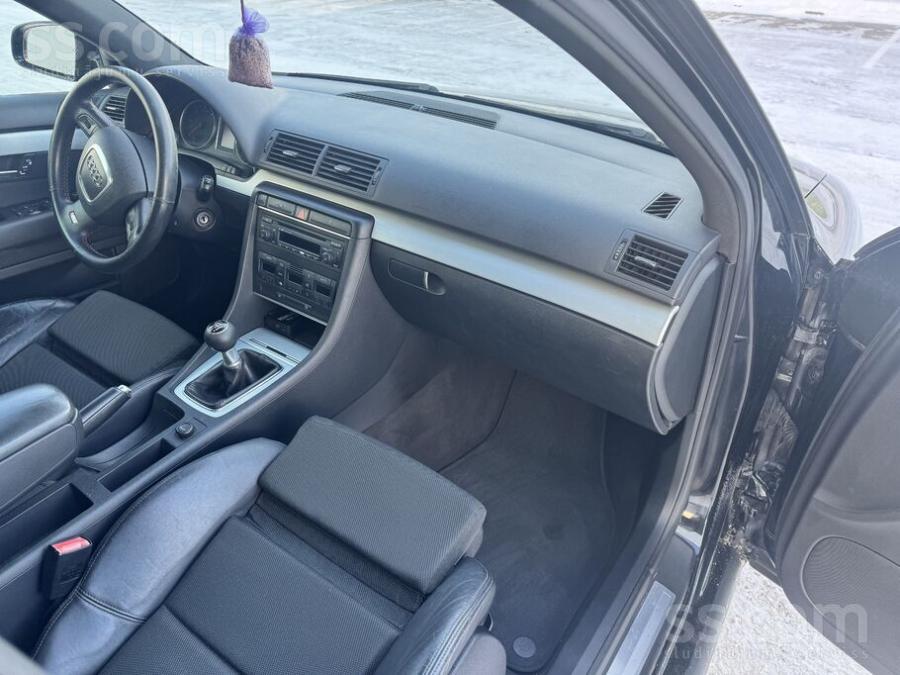 Black Audi A4 2007 in Rezekne, with an engine capacity of 2.00 L and mileage of 275 thousand km for 4500 €, photo 11 on AUTOMOTO.COM.LV