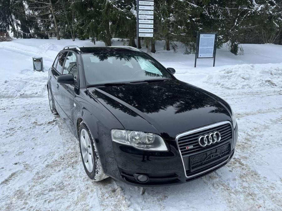 Black Audi A4 2007 in Telschi, with an engine capacity of 2.00 L and mileage of 286 thousand km for 2700 €, photo 1 on AUTOMOTO.COM.LV